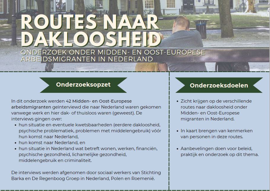 Factsheet: Routes naar dakloosheid – IVO